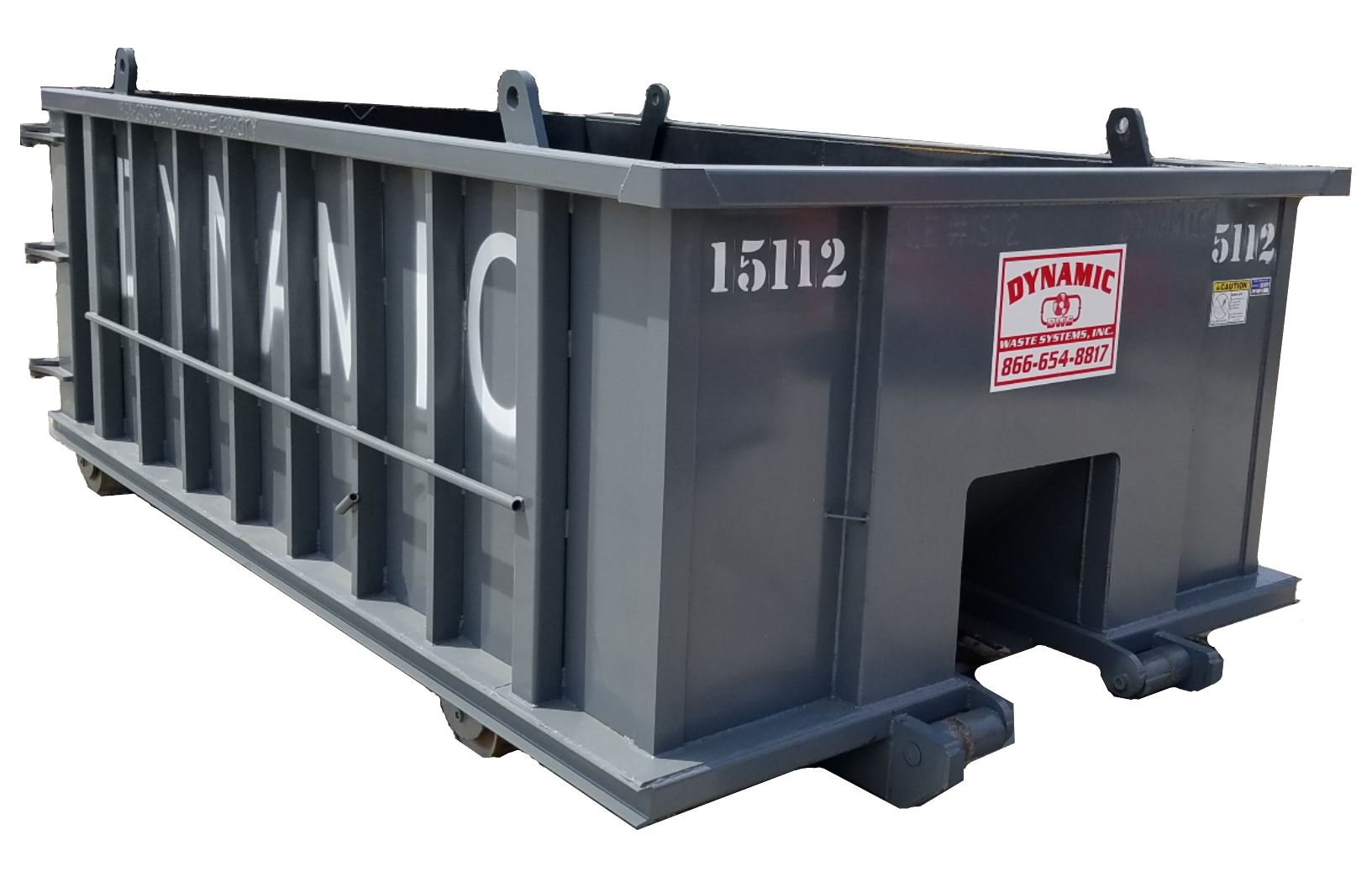 15 Cu. Yd. Roll-Off Containers with Lifting Eyes - DYNAMIC WASTE ...